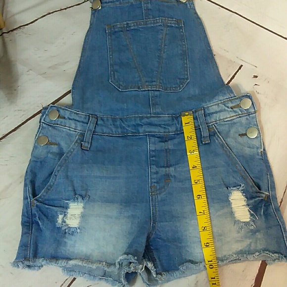 Ashley Mason | Jeans | Denim Bib Overall Shorts Size Xs | Poshmark